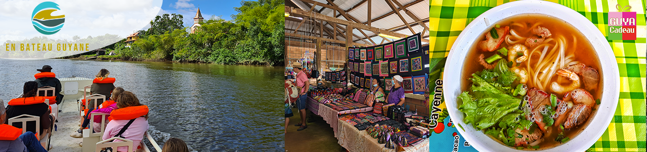 Activité NATURE & SENSATIONS - En Bateau Guyane Guya Cadeau
